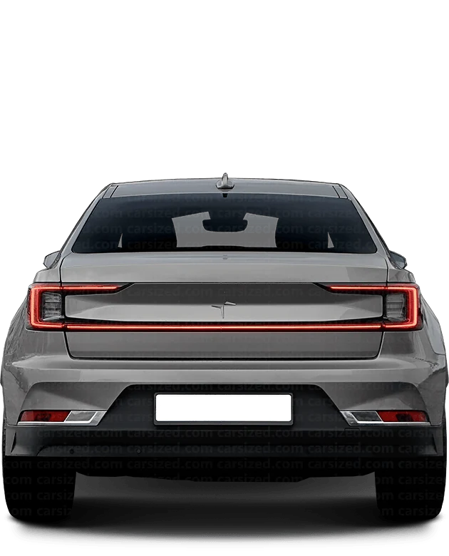 Dimensions: Ford Capri 2024-present vs. Polestar 2 2020-present