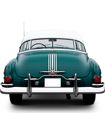 Pontiac Chieftain 1950-1954 Dimensions Rear View