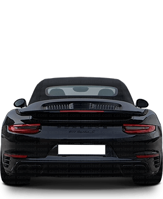 Porsche 911 2015-2020 Dimensions Rear View