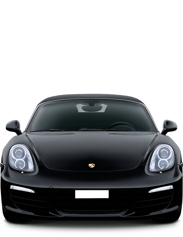 Dimensions: Nissan Kicks 2024-present vs. Porsche Boxster 2012-2016