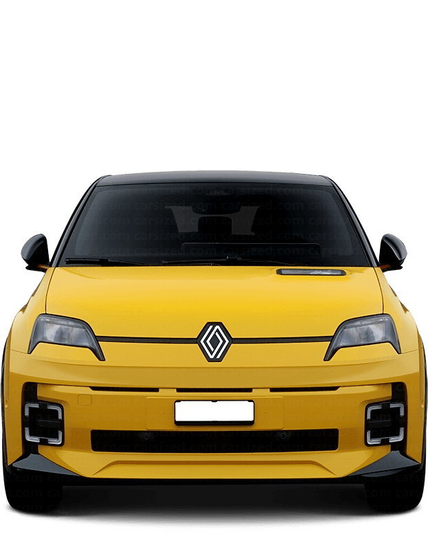 Dimensions: Renault 5 2024-present vs. BMW X3 2024-present