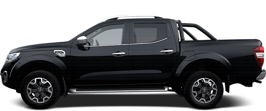 Renault Alaskan 2016-2021 Dimensions Side View