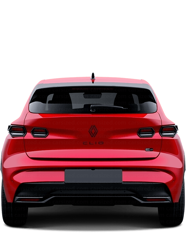 Dimensions: Chevrolet Trax 2023-present vs. Renault Clio 2025-present