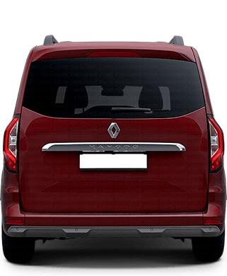 Renault Kangoo 2021-present Dimensions Rear View