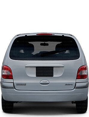 Renault Scénic 1999-2003 Dimensions Rear View