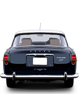 Rover 3.5 Litre 1967-1973 Dimensions Rear View