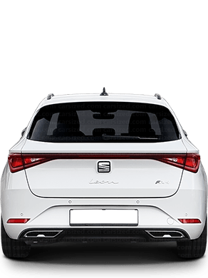 Seat León 2020-present Dimensions Rear View