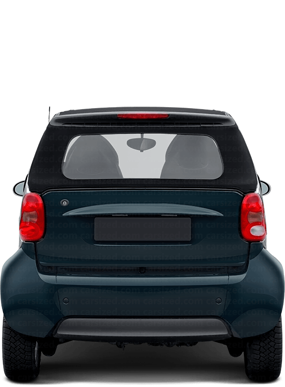 Dimensions: smart ForTwo 2000-2003 vs. Volkswagen Beetle 1960-1963