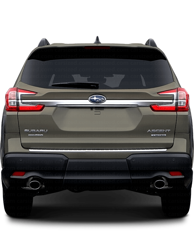 Dimensions: Volkswagen T-Roc 2021-2025 vs. Subaru Ascent 2022-present