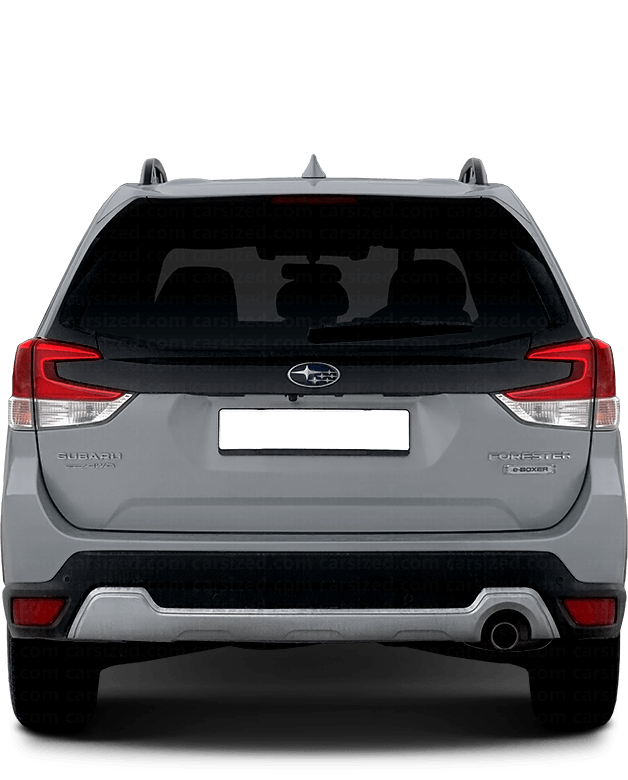 Dimensioni: Toyota Corolla Cross 2020-presente vs. Subaru Forester 2018 ...