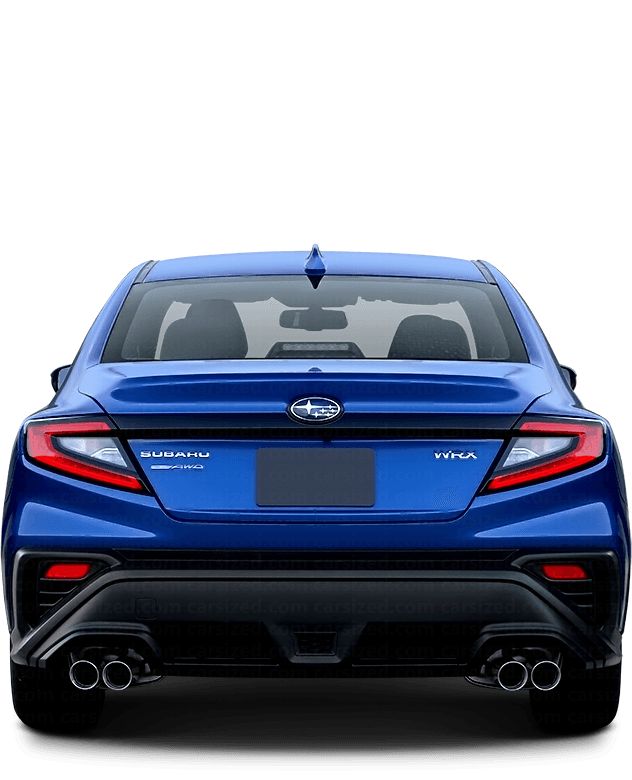 Dimensions: Subaru WRX 2021-present vs. Hyundai Elantra 2020-present