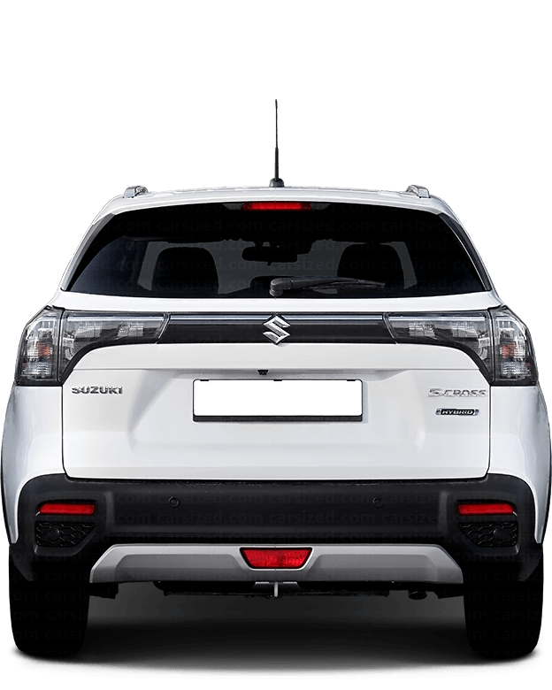 Dimensiones: Suzuki SX4 S-Cross 2017-2021 vs. Suzuki S-Cross 2021-presente