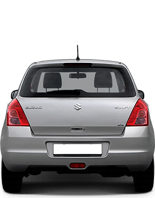 Suzuki Swift 2008-2010 Dimensions Rear View