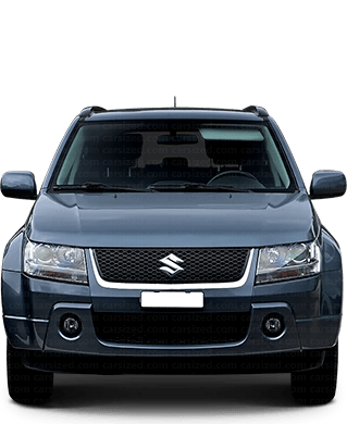 Dimensions: Toyota Hilux 2016-2020 vs. Suzuki Vitara 2008-2015