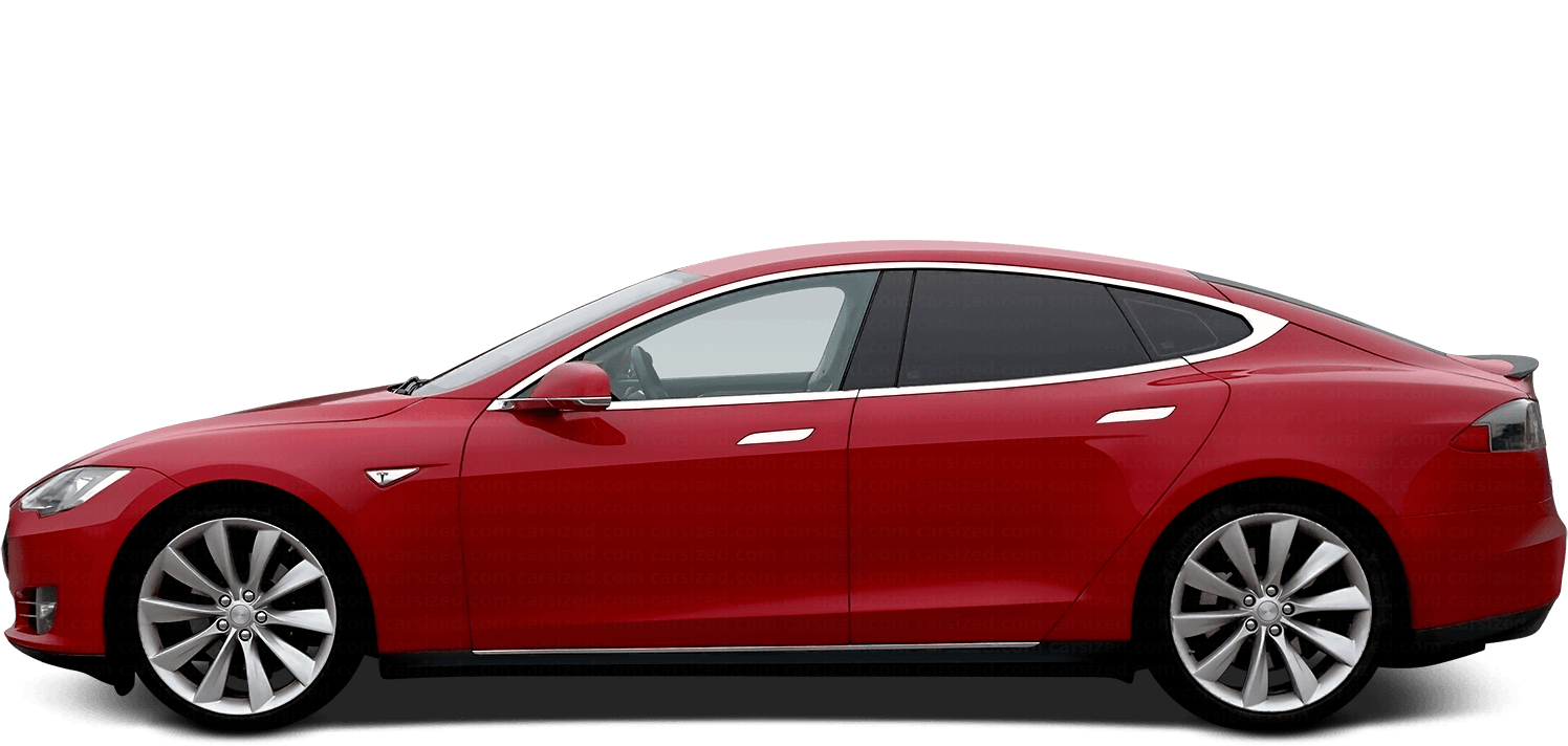 Dimensions: BMW X3 2024-present vs. Tesla Model S 2012-2016