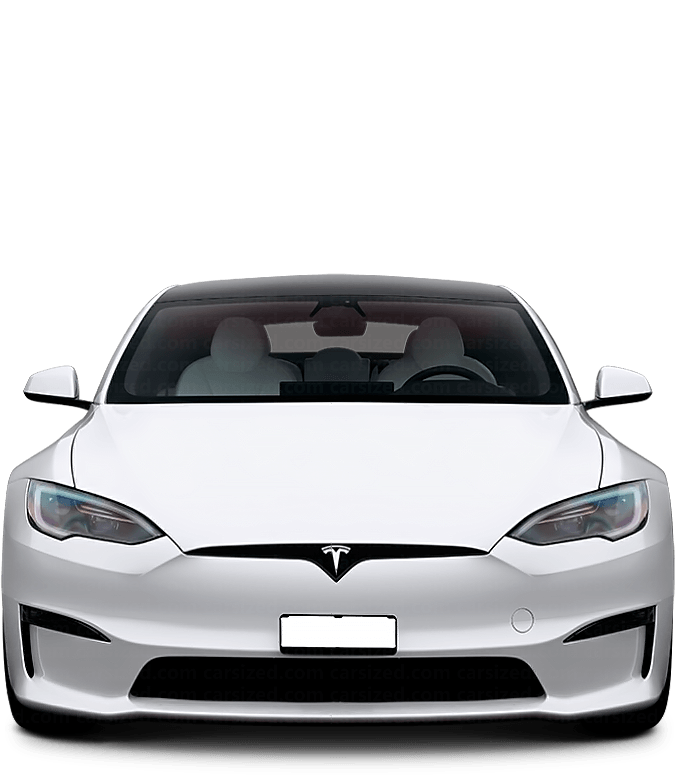 Dimensioni: Tesla Model 3 2023-presente vs. Tesla Model S 2021-presente