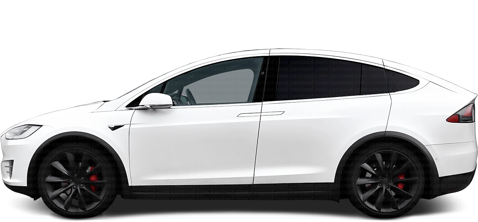 Dimensions: Tesla Model S 2021-present vs. Tesla Model X 2015-2021