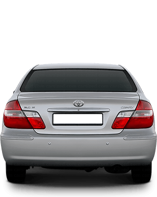 Toyota Camry 2001-2006 Dimensions Rear View