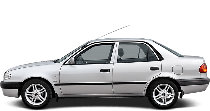 Dimensions: Toyota Corolla 2000-2002 vs. JAC e-JS1 2021-present