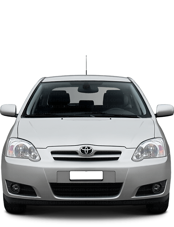 Dimensions: Toyota Corolla 2004-2007 vs. Maxus eDeliver 5 2024-present