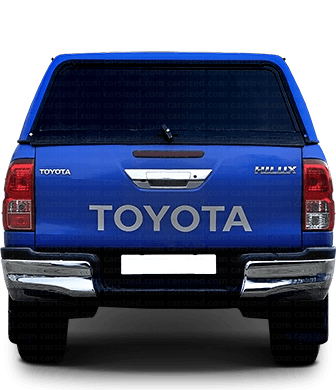 Dimensions: Rivian R1S 2022-present vs. Toyota Hilux 2016-2020