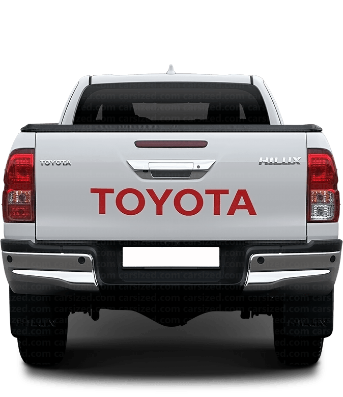 Abmessungen: Skoda Fabia 2004-2007 vs. Toyota Hilux 2020-2024