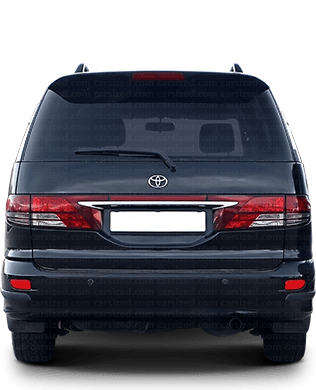 Dimensions: Toyota Previa 2000-2005 vs. Mercedes-Benz AMG GT 2021-present