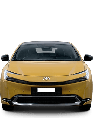 Toyota Prius 2022-present Dimensions Front View