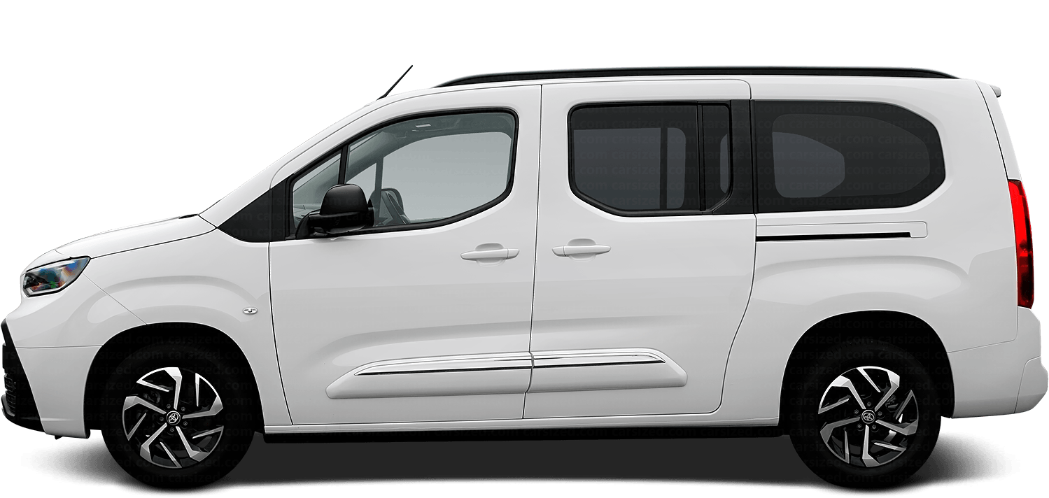 Dimensions: Toyota Proace City 2024-present vs. Subaru WRX 2021-present