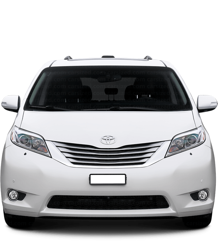 Dimensions: Nissan Patrol 2024-present vs. Toyota Sienna 2010-2020