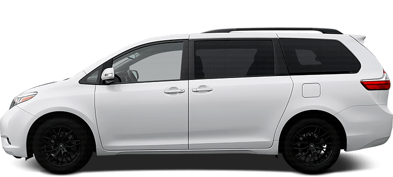 Dimensions: Toyota Sienna 2010-2020 vs. Subaru Ascent 2018-2021