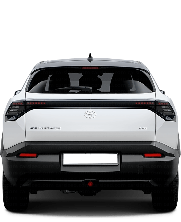 Dimensioni: BMW 7 2005-2008 vs. Toyota Urban Cruiser 2025-presente