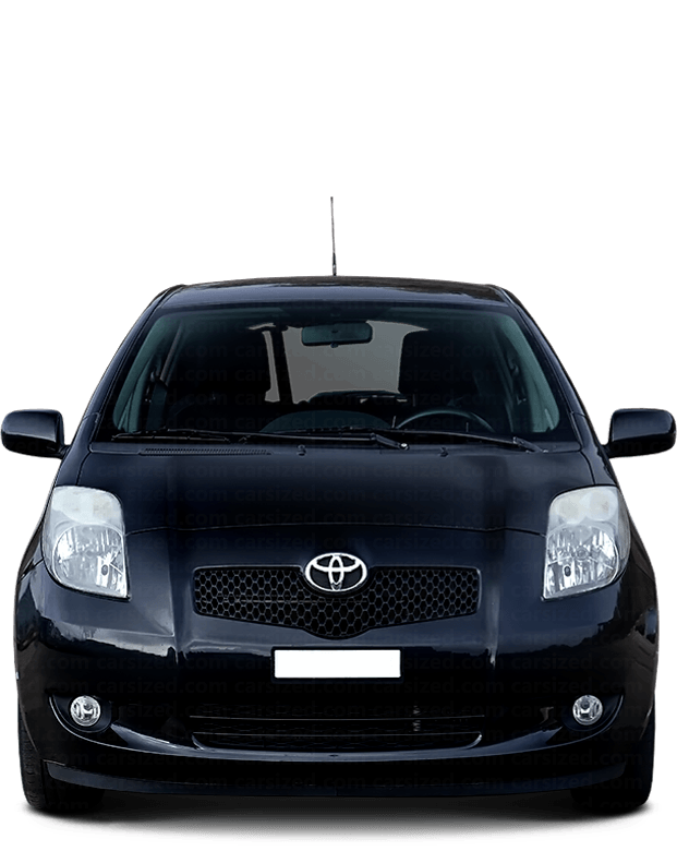 Dimensions: Ford Expedition 2025-present vs. Toyota Yaris 2005-2009