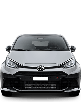 Toyota Yaris 2020-present Dimensions Front View