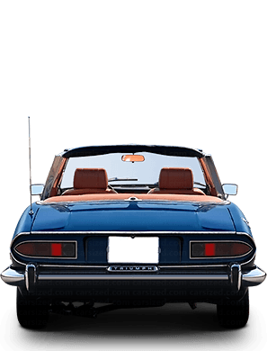 Triumph Stag 1970-1977 Dimensions Rear View
