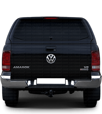 Volkswagen Amarok 2016-2020 Dimensions Rear View