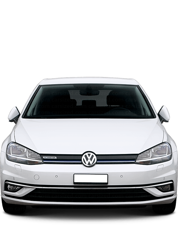 Dimensions: Volkswagen Golf 1997-2004 vs. Volkswagen Golf 2012-2019