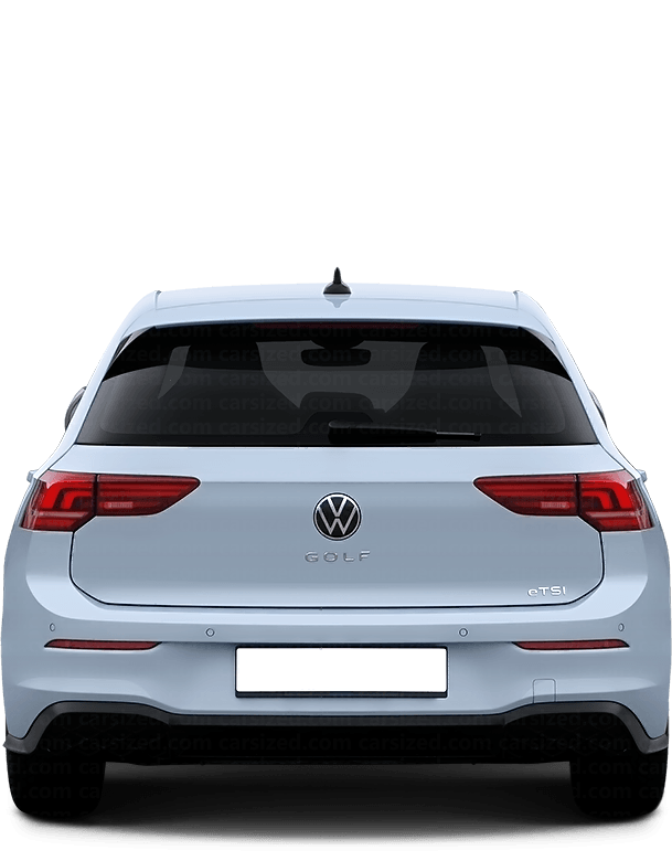 Dimensions: Volkswagen Golf 2024-present vs. Volkswagen ID.3 2019-present