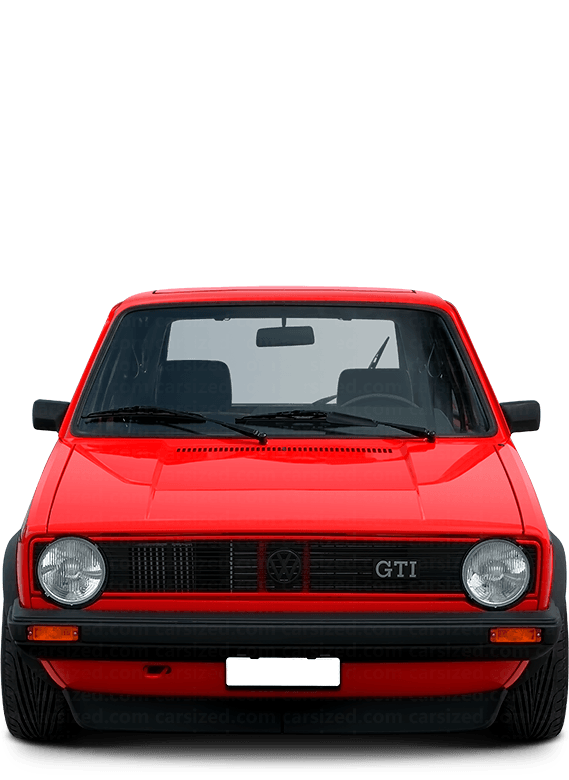 Dimensions: Volkswagen Golf 1980-1993 vs. Mercedes-Benz S-Class 1981-1985