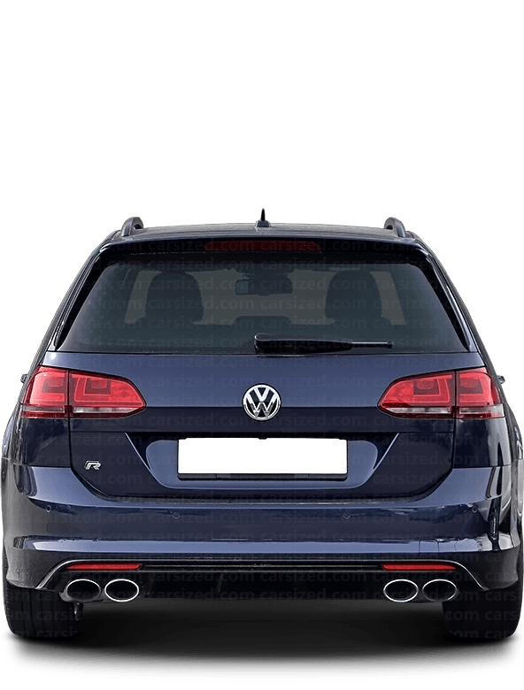 Dimensions: Volkswagen Golf 2012-2019 vs. Volkswagen Golf 2019-present
