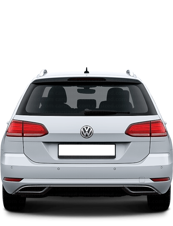 Dimensions: Volkswagen Golf 2017-2019 vs. Alfa Romeo Giulietta 2016-2021