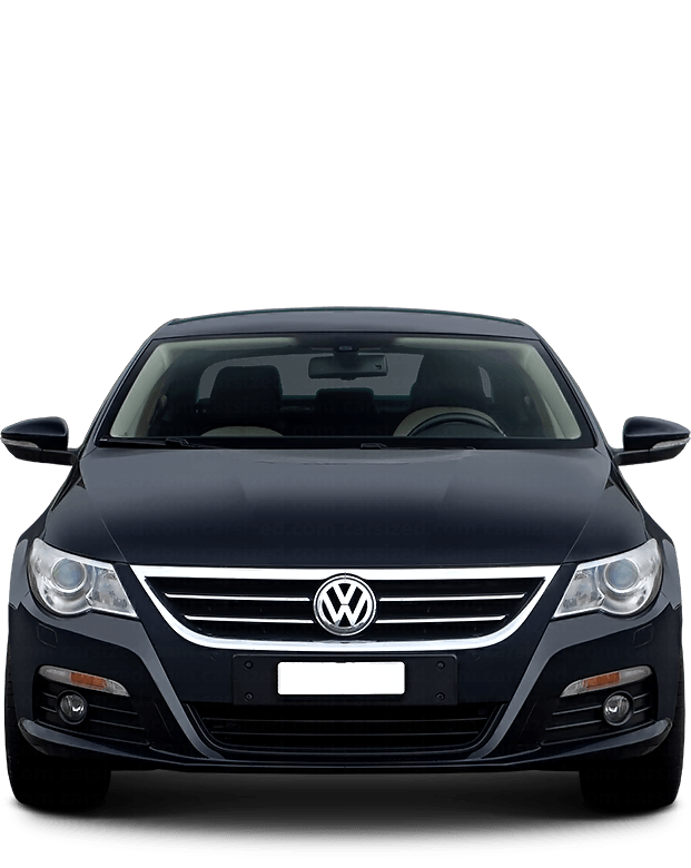 Dimensions: Toyota Hilux 2016-2020 vs. Volkswagen Passat CC 2008-2011