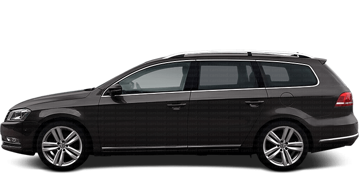 Dimensions: Toyota Hilux 2016-2020 vs. Volkswagen Passat 2010-2014