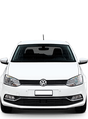 Volkswagen Polo 2014-2017 Dimensions Front View