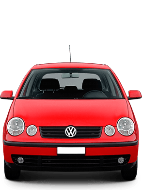 Volkswagen Polo 2001-2005 Dimensions Front View