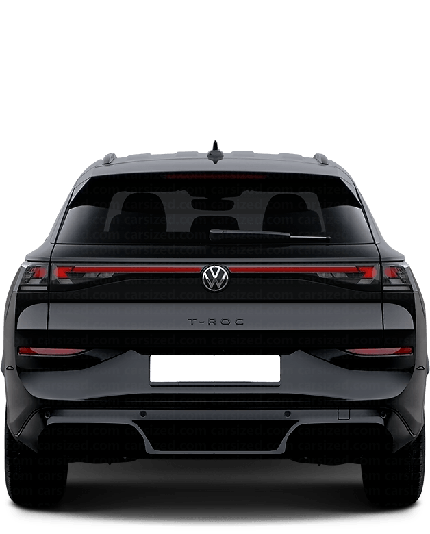 Abmessungen: Volkswagen T-Roc 2025-heute vs. Mercedes-Benz EQS SUV 2022 ...