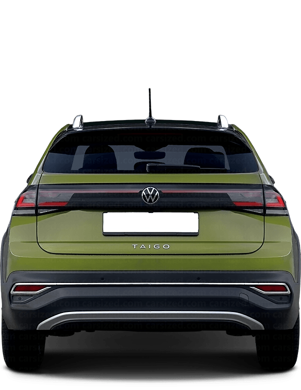 Dimensions: Volkswagen Taigo 2020-present vs. Toyota C-HR 2016-2019