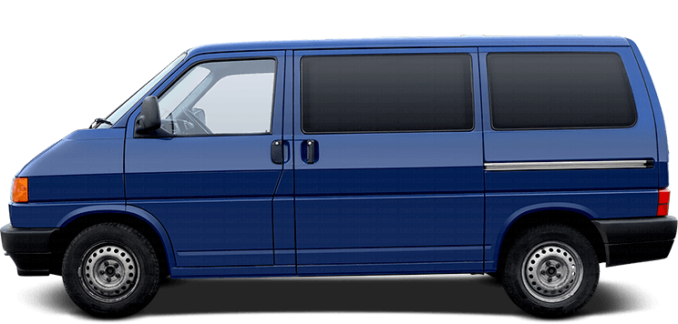Dimensions: Volkswagen Transporter 1990-2004 vs. Nissan Cube 2008-2019