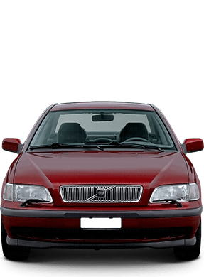Volvo S40 1995-2000 Dimensions Front View