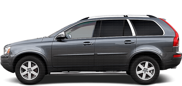 Dimensions: Audi Q6 e-tron 2024-present vs. Volvo XC90 2002-2016